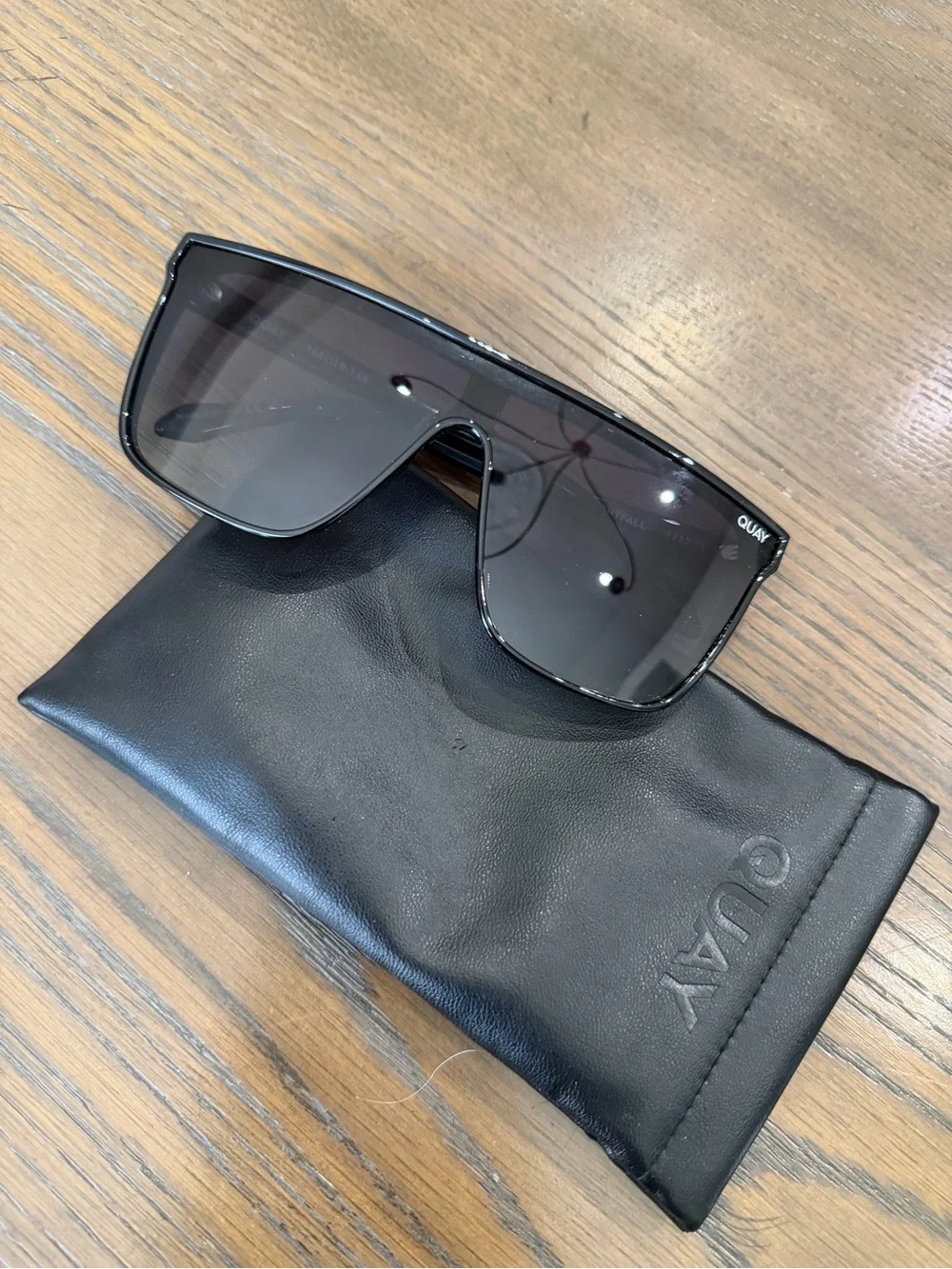 Quay Australia | Accessories | Quay Australia Black Shield Sunglasses ...